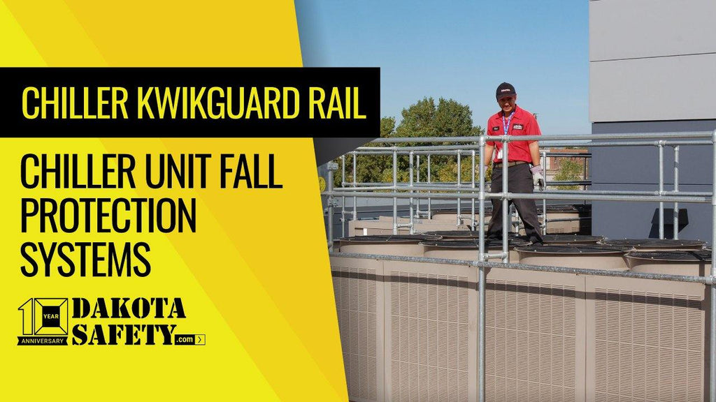 Chiller GuardRail on Medical Device Office Facility – Dakota Safety
