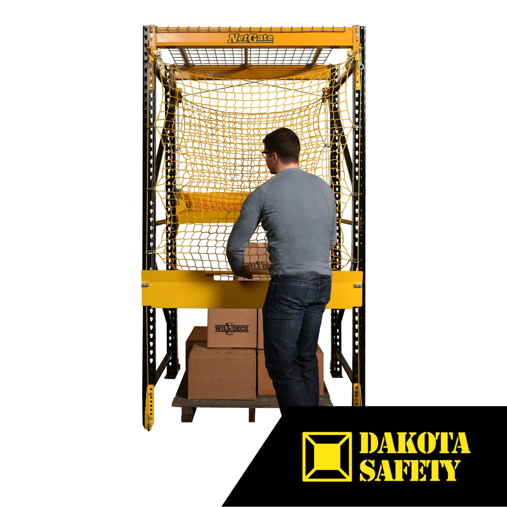 NetGate™ Pick Module Safety Gate - OSHA Compliant Rack Access Protecti ...