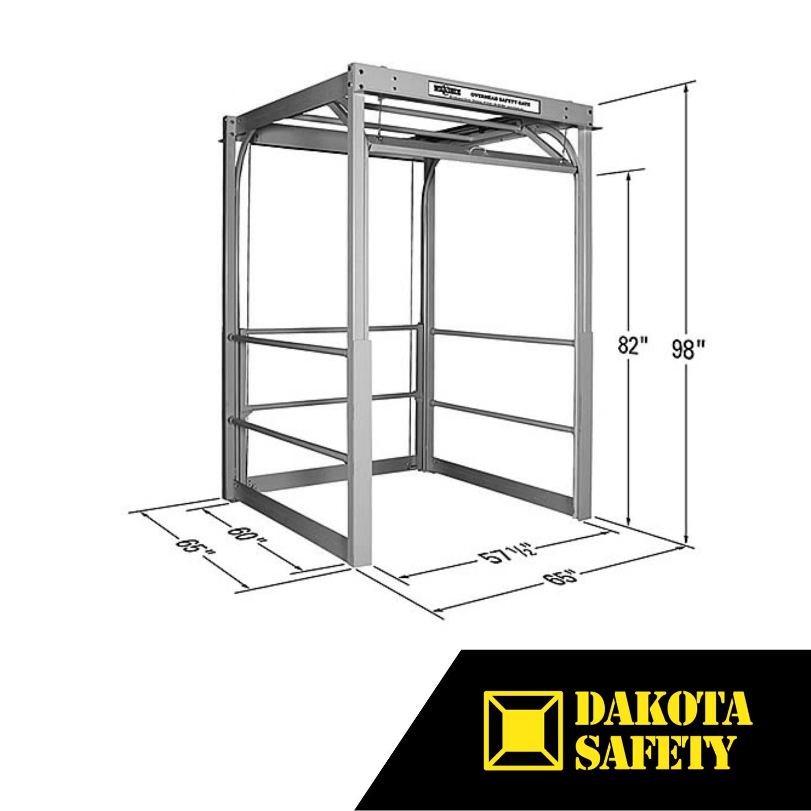 Overhead Safety Gate - Industrial Mezzanine Access Protector by Wildec ...
