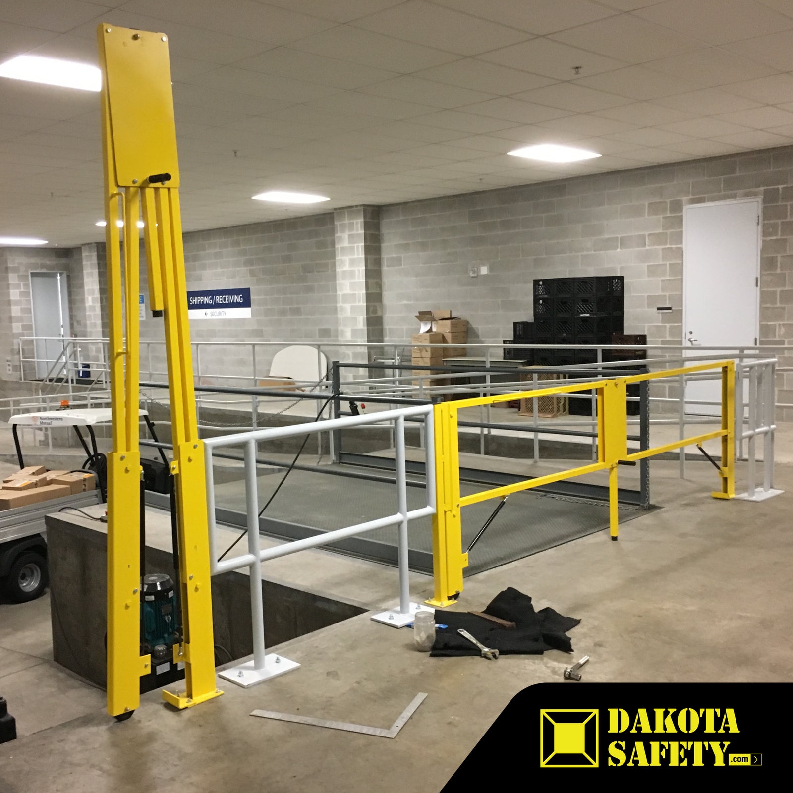 Straight Dock Gates | Folding Dock Gates | Dock Door Gates – Dakota Safety