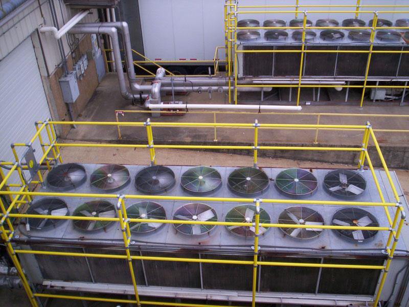 KwikGuard Modular Handrail | Guardrail Fall Protection Chiller / HVAC ...